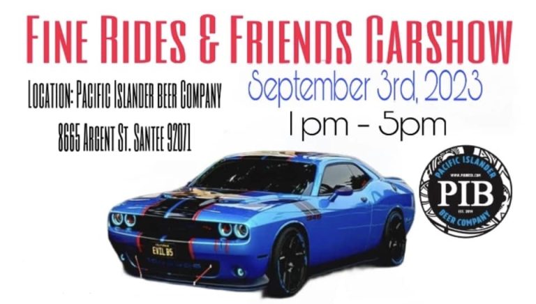 Fine Rides & Friends Car Show - Pacific Islander Beer Company